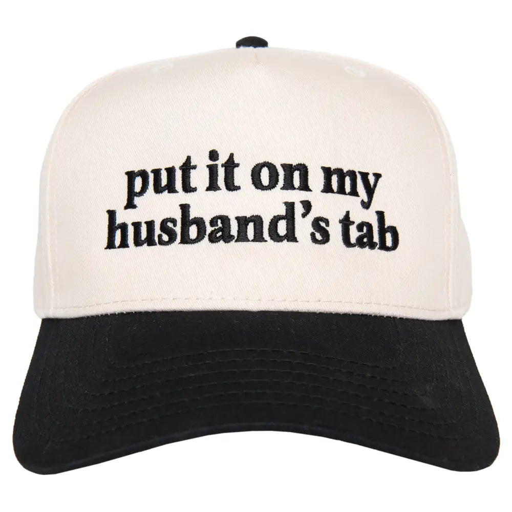 Put It On My Husband’s Tab Two-Toned Hat | The Street Boutique – The ...